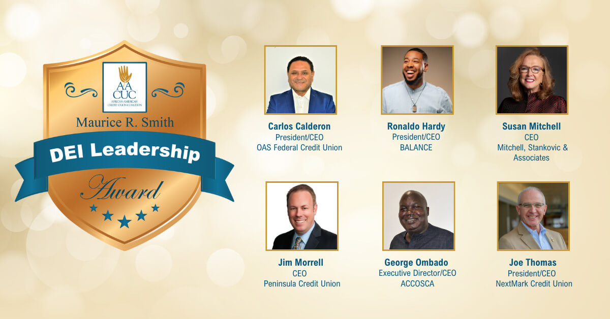 Maurice R. Smith Leadership Award - African-American Credit Union ...